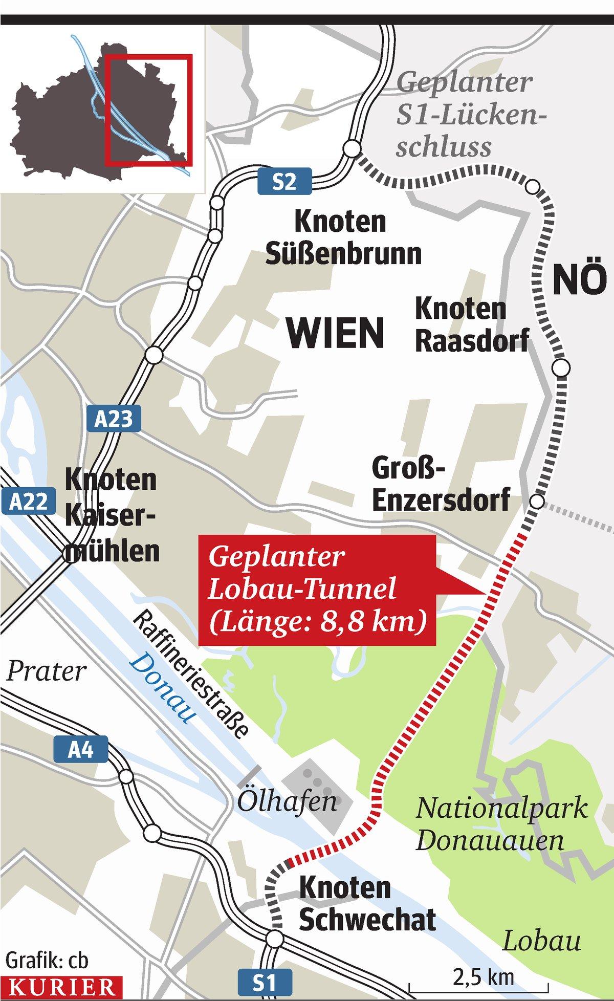 Die Asfinag muss beim Lobautunnel nachbessern | Kurier