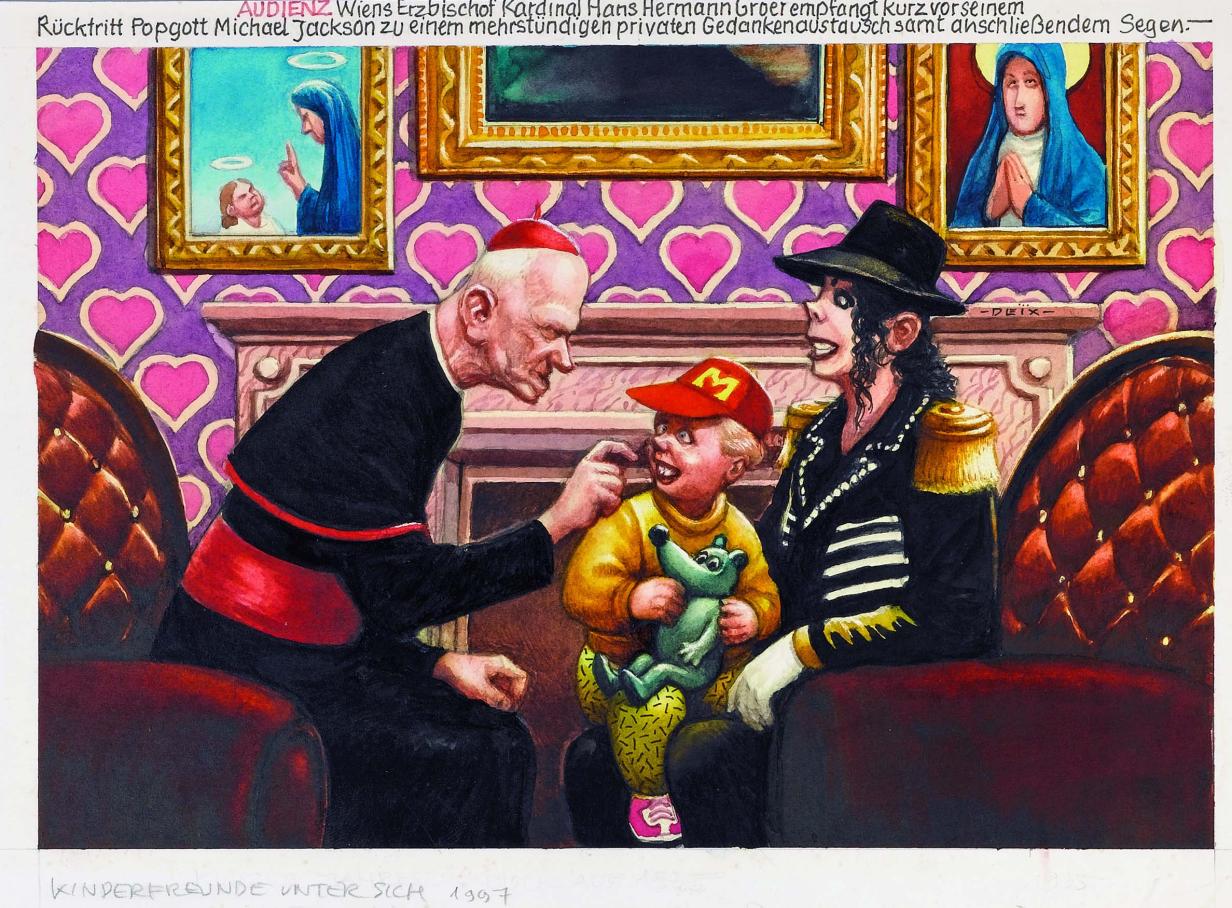 Manfred Deix' "Ostergeschenk an die Kirche" | Kurier