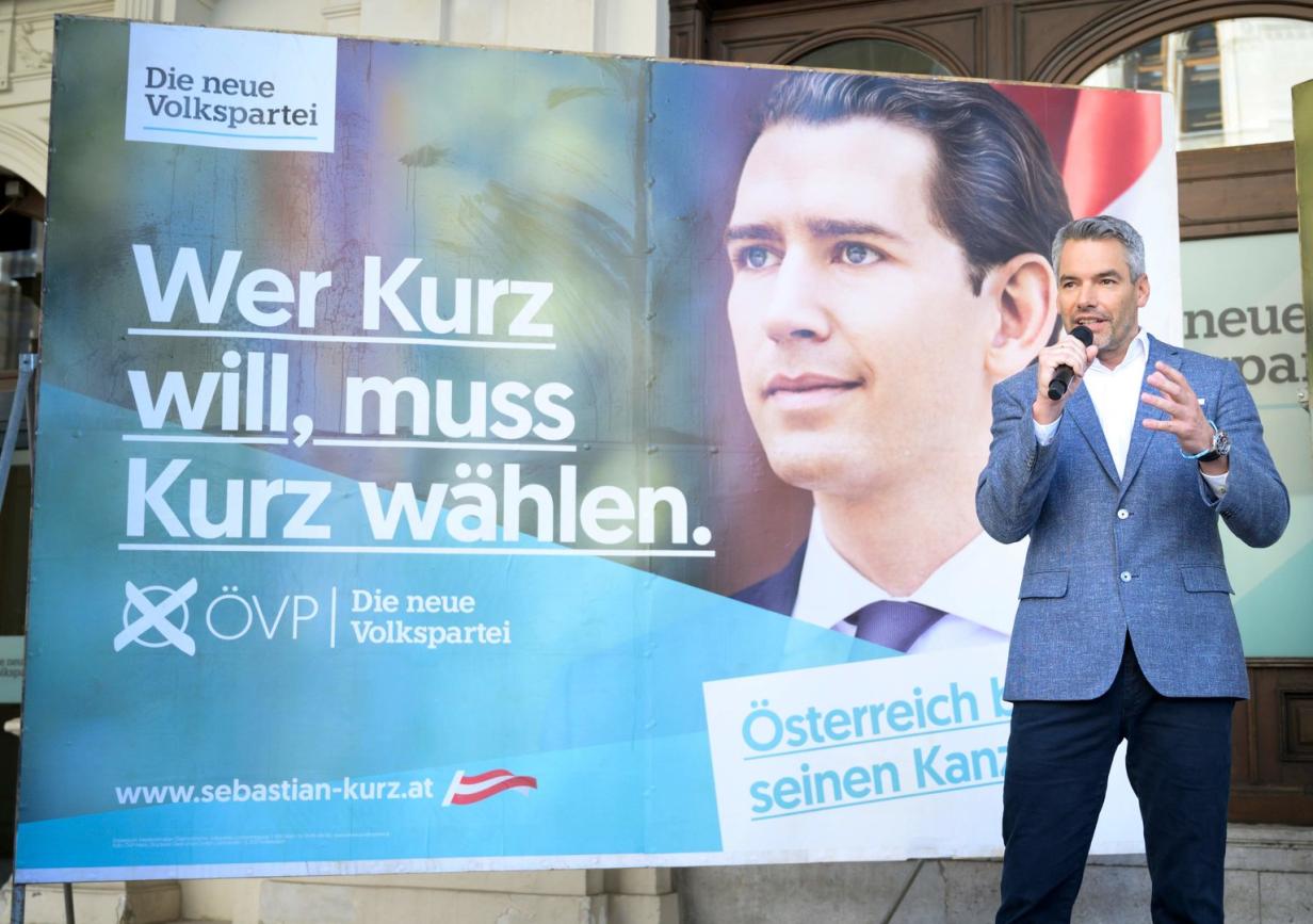 ÖVP, FPÖ und Grüne präsentierten neue Plakate | Kurier