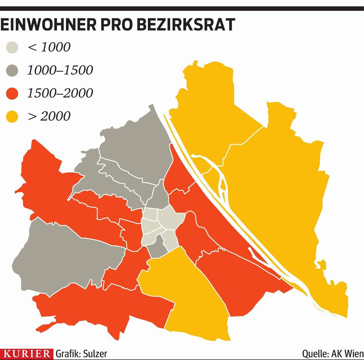 Wien: AK will Bezirke zusammenlegen | Kurier