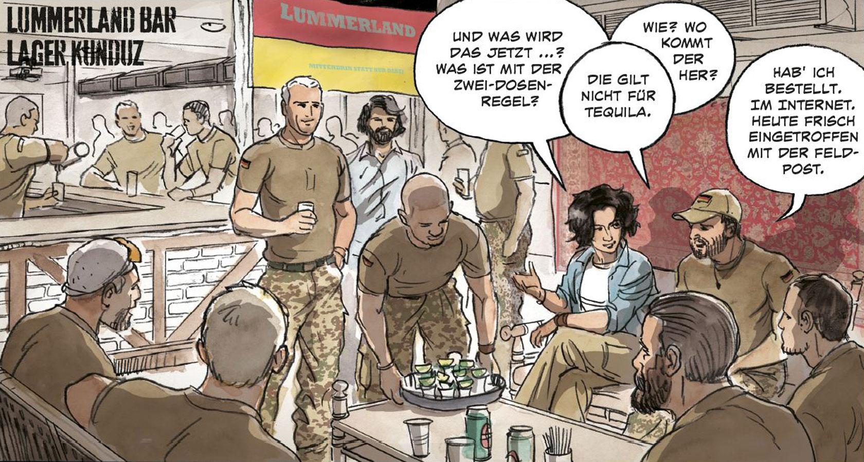 Der Afghanistan-Krieg als Comic | kurier.at