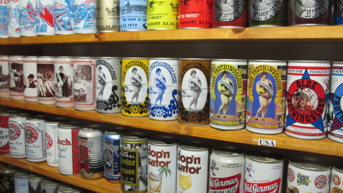 Bierdosen aus aller Welt im "Bierarium" | Kurier