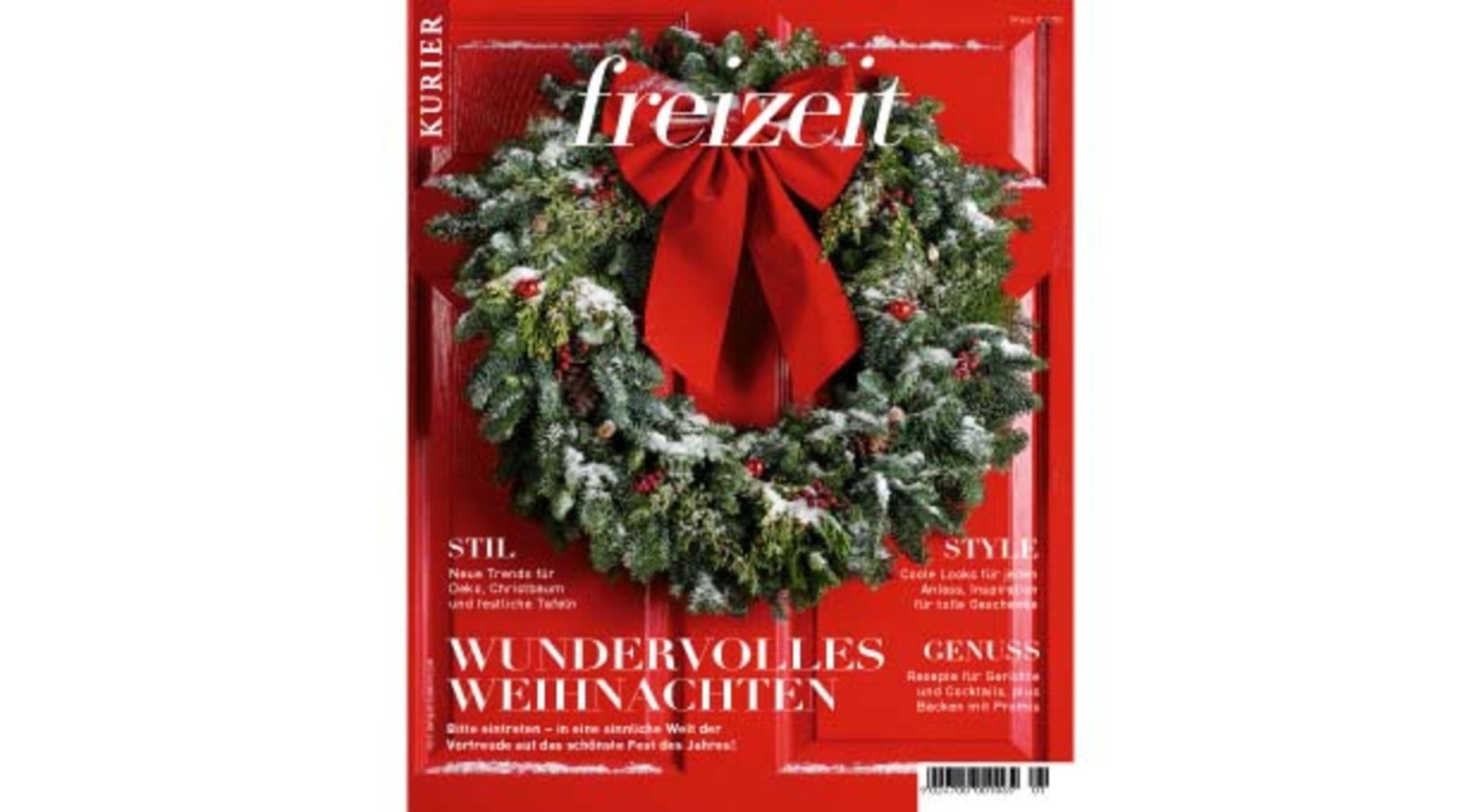 Hier gibt es das zusätzliche Weihnachtsmagazin der "freizeit" | Kurier