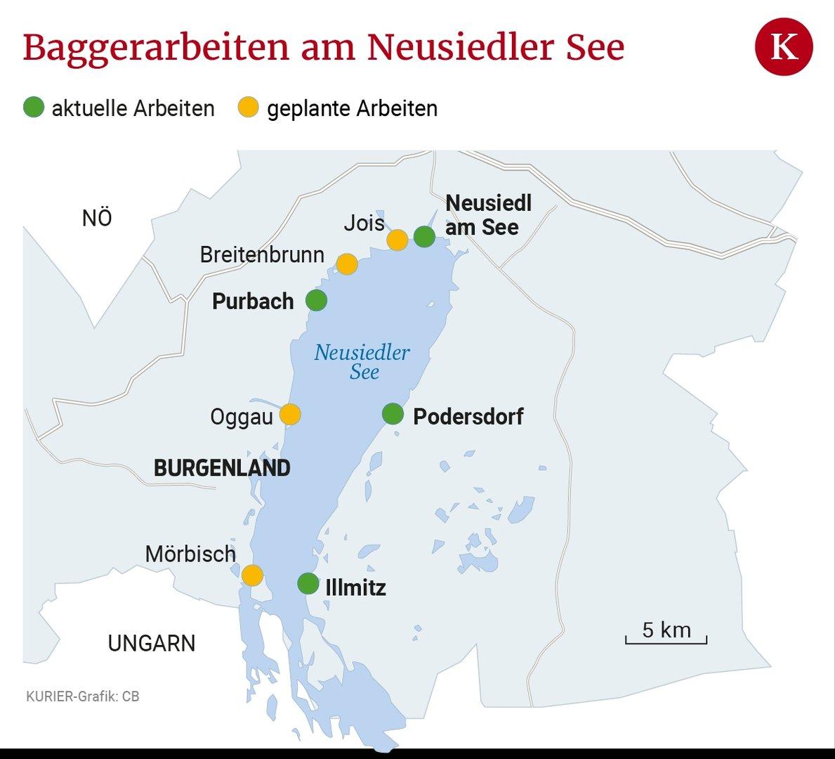 Erste Hilfe für Neusiedler See: Schlamm und Schilf werden entfernt | Kurier