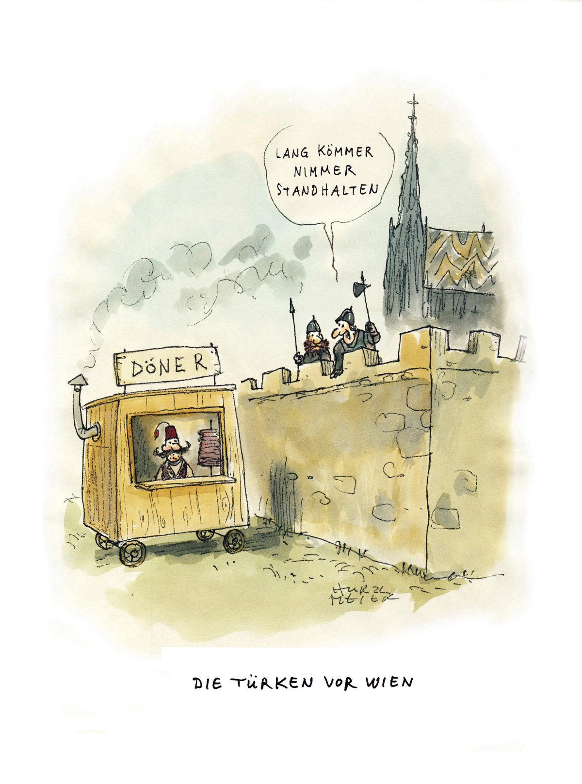 Wien im Portrait: Cartoons im Museumsquartier