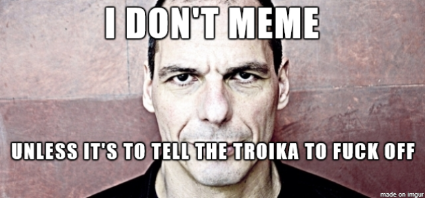 #Varoufakis wird zum Meme-Star