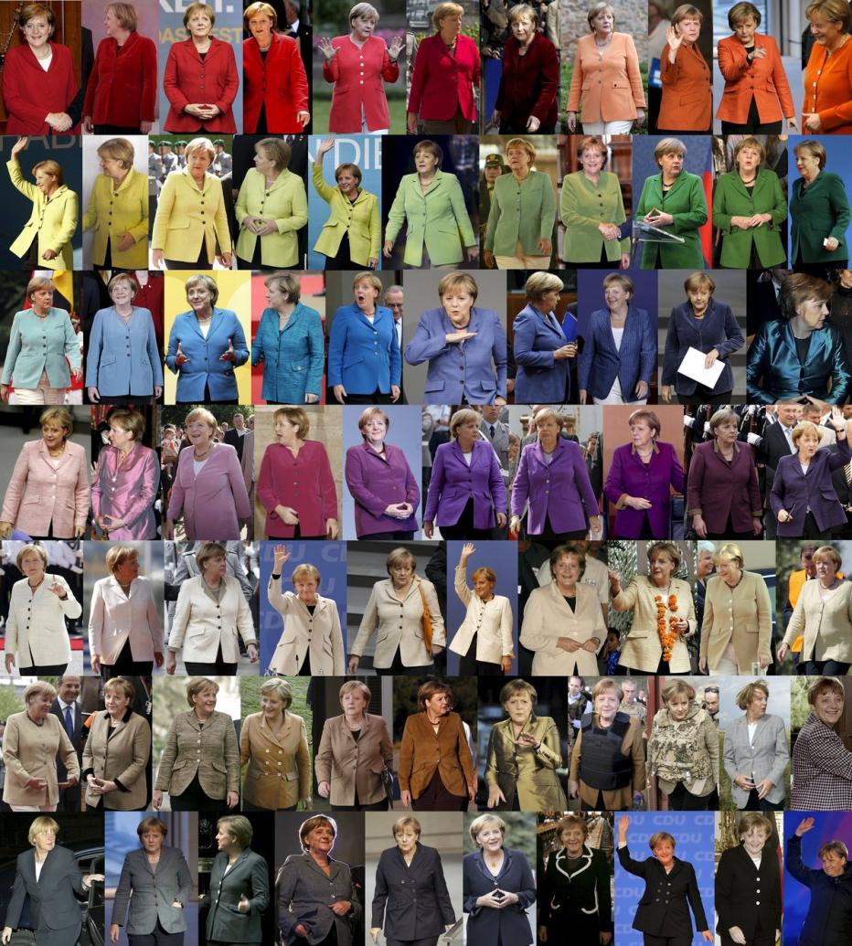 Merkels Look: Viele Blazer, eine besondere Halskette | Kurier