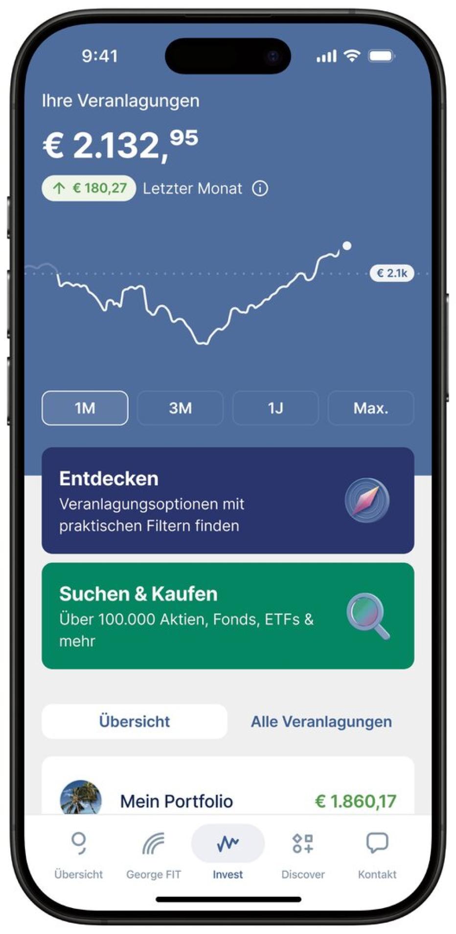 Erste Bank startet neue George-Investmentwelt | Kurier