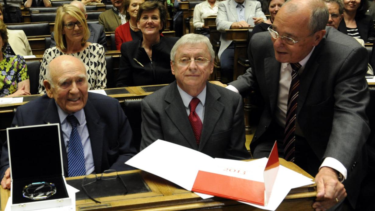 Gerd Bacher und Josef Barth mit Concordia-Medienpreisen ausgezeichnet ...