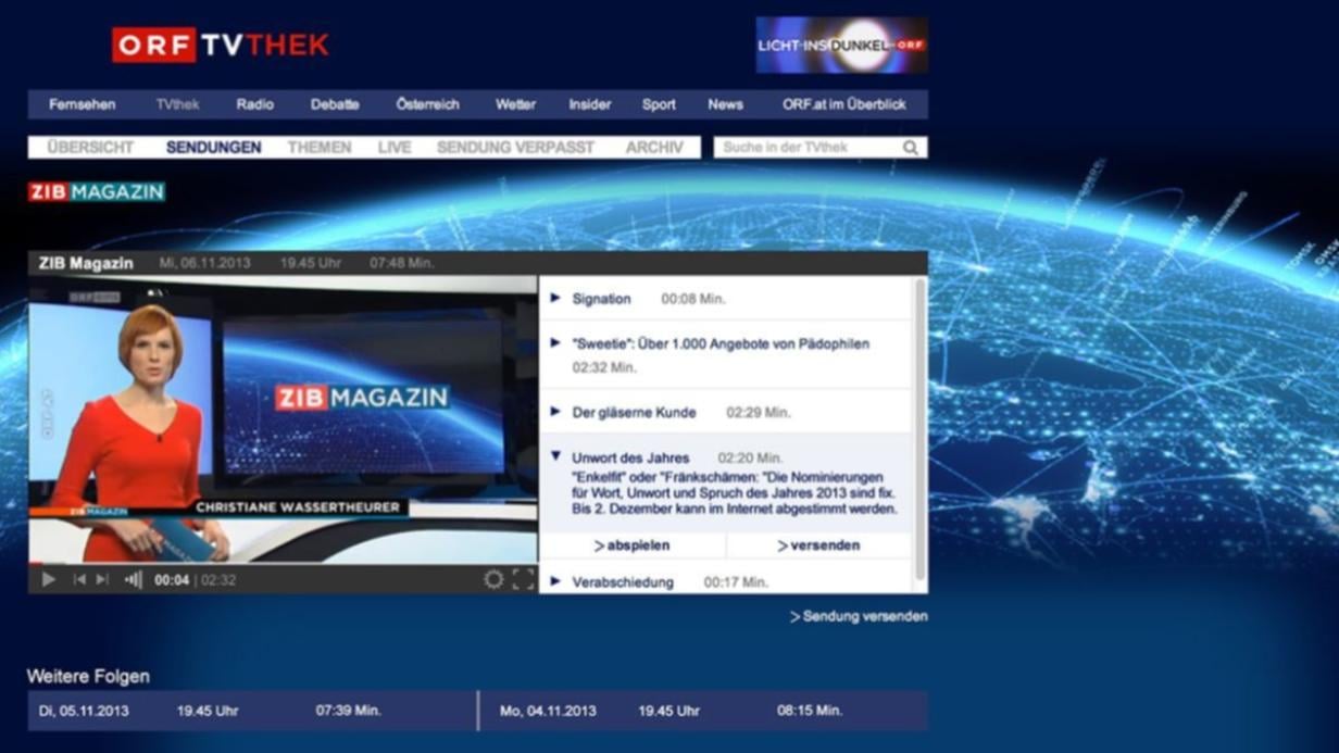 Der ORF weitet die Angebote für die TVthek noch einmal kräftig aus