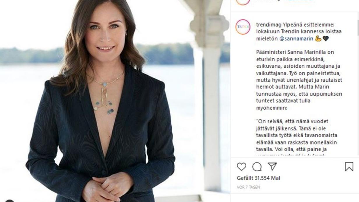 Nicht Nur Finnlands Premierministerin Wie Sexy Darf Politik Sein