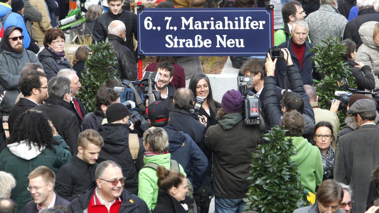 Neue Mariahilfer Straße feierlich eröffnet | Kurier