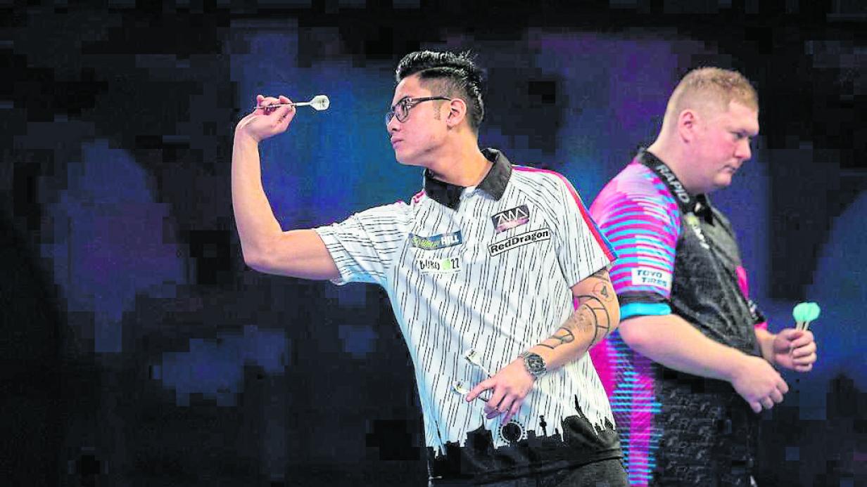 Rowby-John Rodriguez besiegte den Darts-Weltmeister von 2021 | Kurier