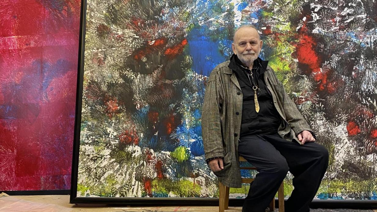 75 Jahre der Farben und Formen: Künstler Wolfgang Denk blickt auf sein ...