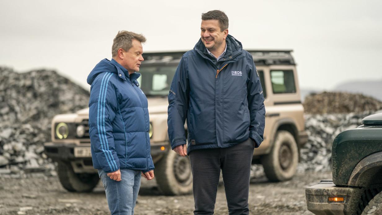 Wie der Ineos Grenadier in Graz das Kraxeln lernte | Kurier