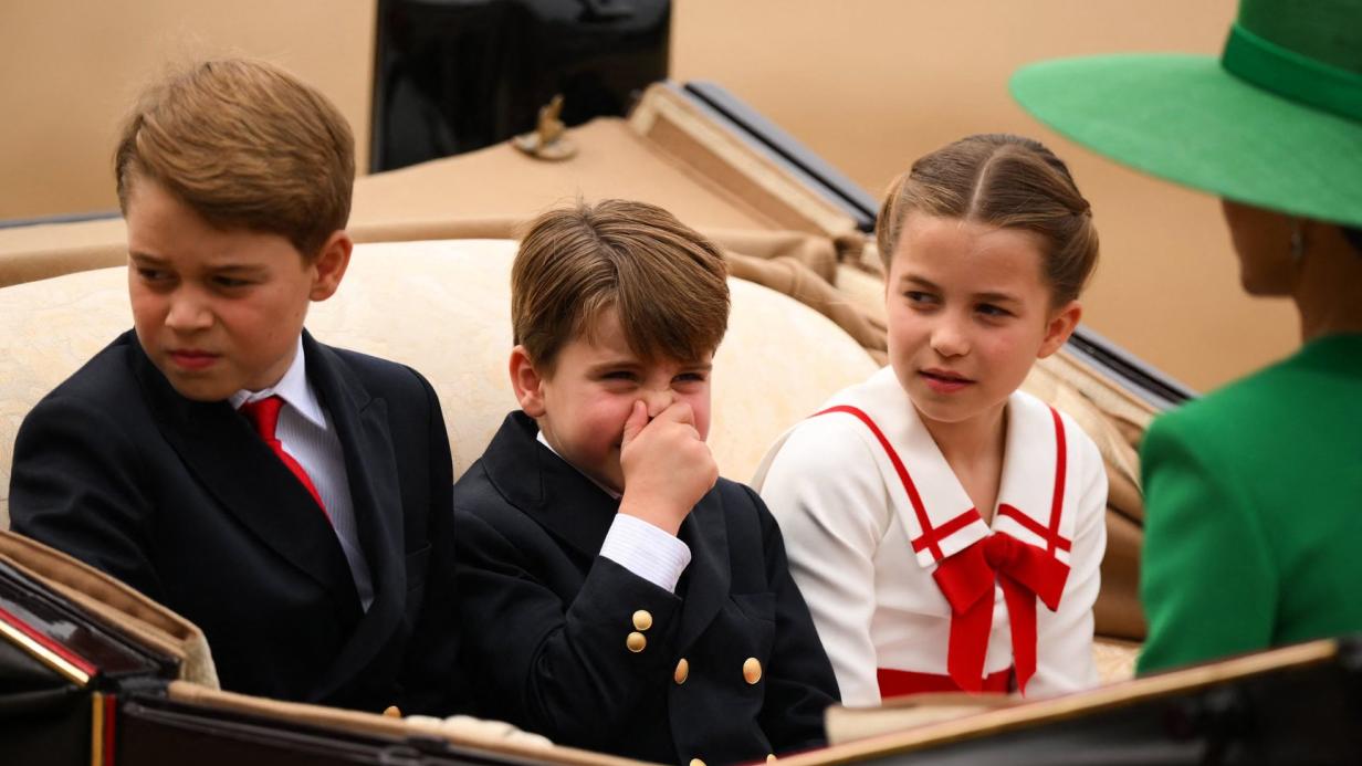 Die Frau, die im Erwachsenenleben von George, Charlotte und Louis ...