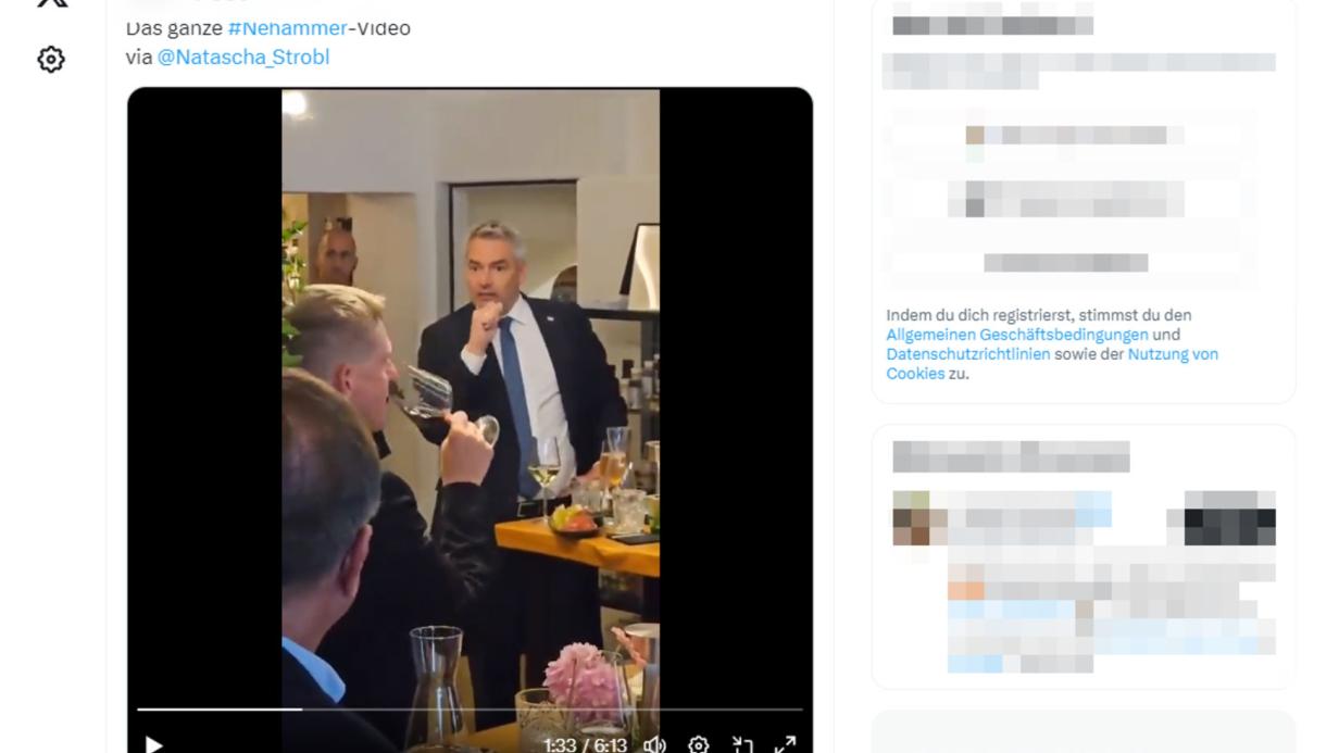 "Burger-Gate": Nehammer geht mit neuem Video in die Offensive | Kurier