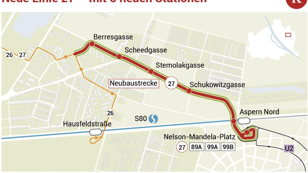 Wie eine neue Straßenbahn Floridsdorf und Donaustadt verbinden soll ...