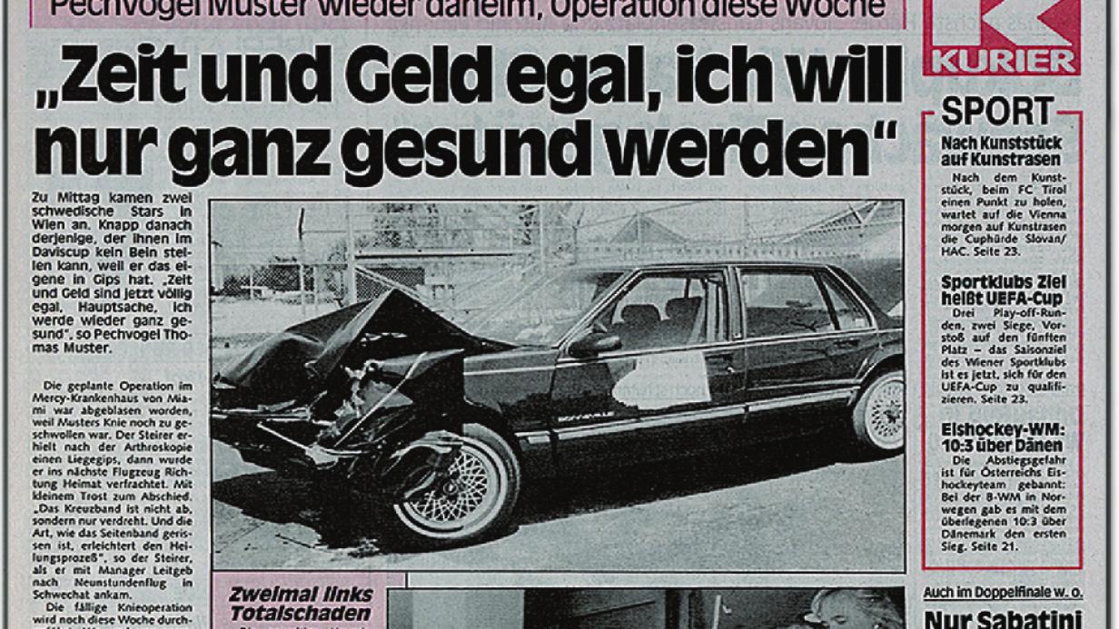 Vor 35 Jahren schockte der Unfall von Thomas Muster die Sportwelt | Kurier