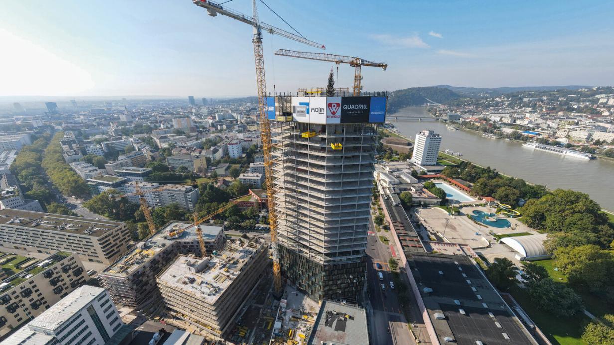 Türme, Wohnungen und viel Grün: Das wird in Linz 2025 (weiter)gebaut ...