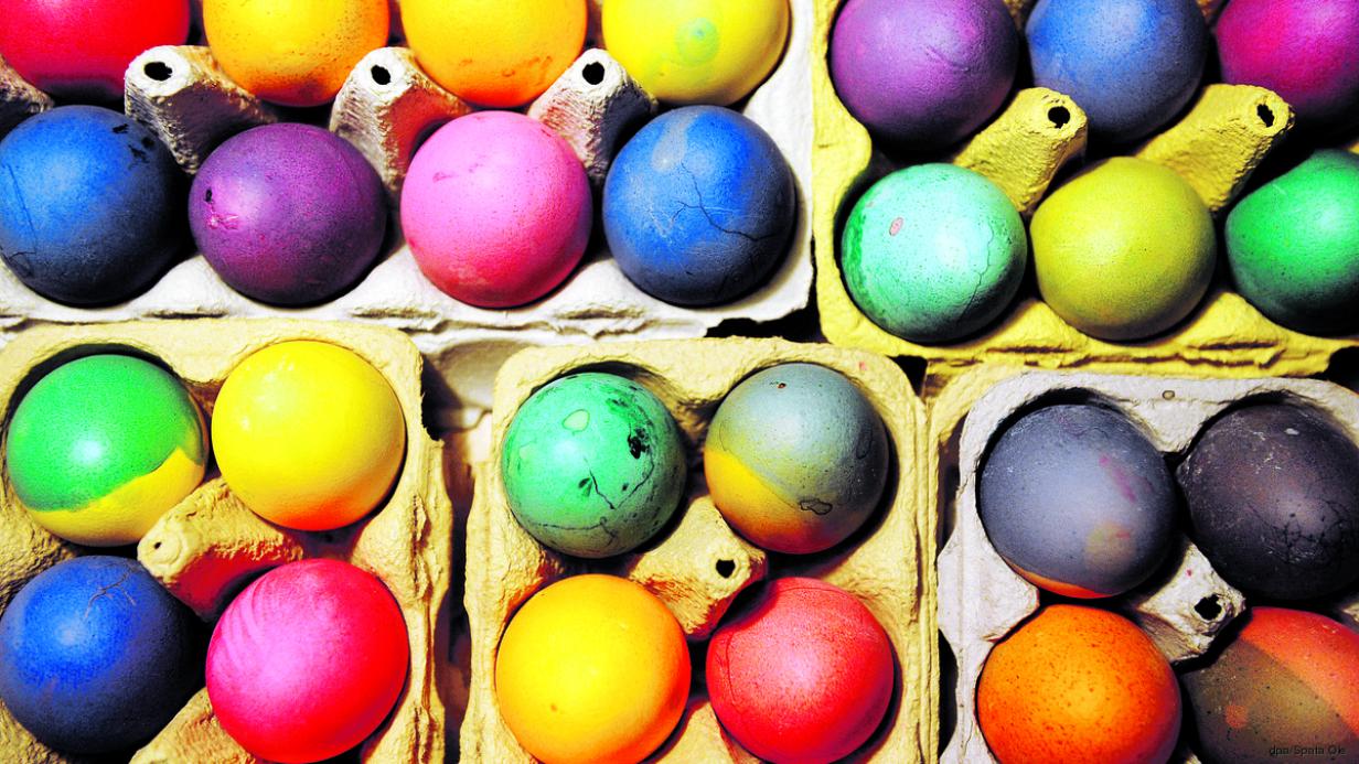 Eier: Bunt im April, Pulver im August | Kurier
