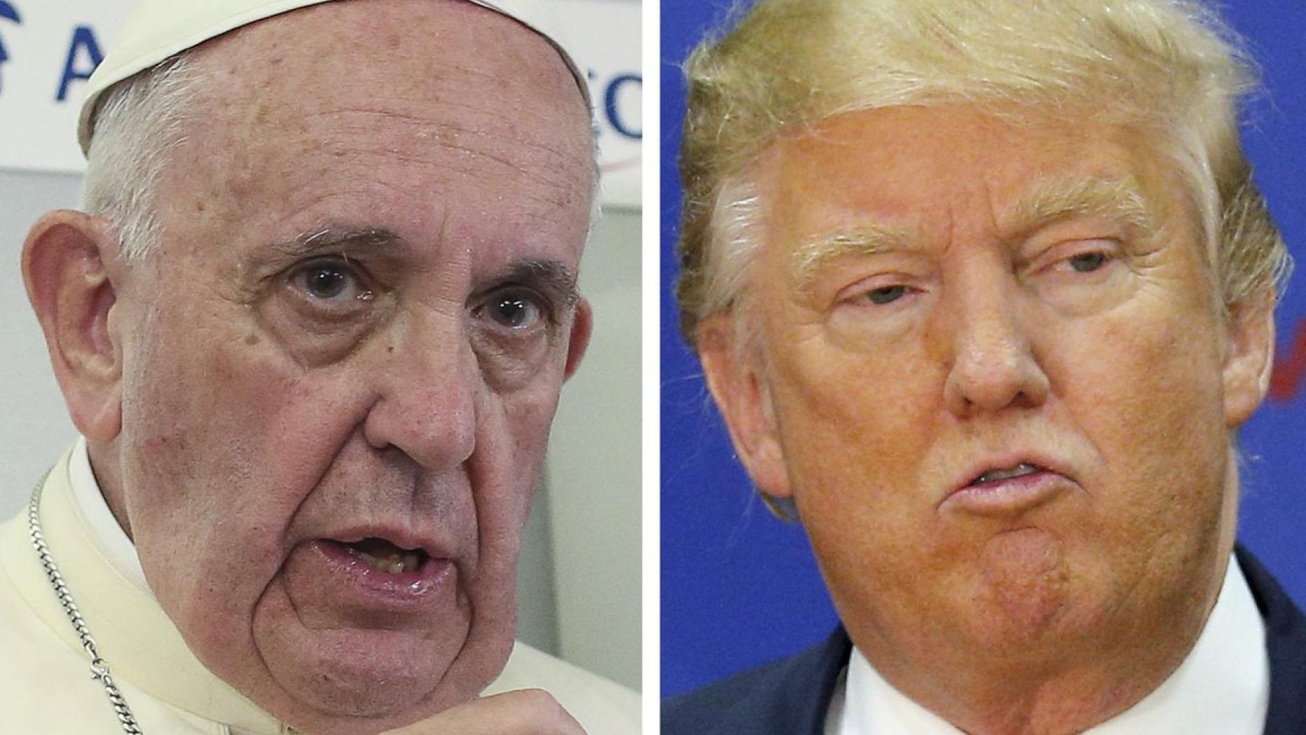 Papst und Trump liefern sich Schlagabtausch