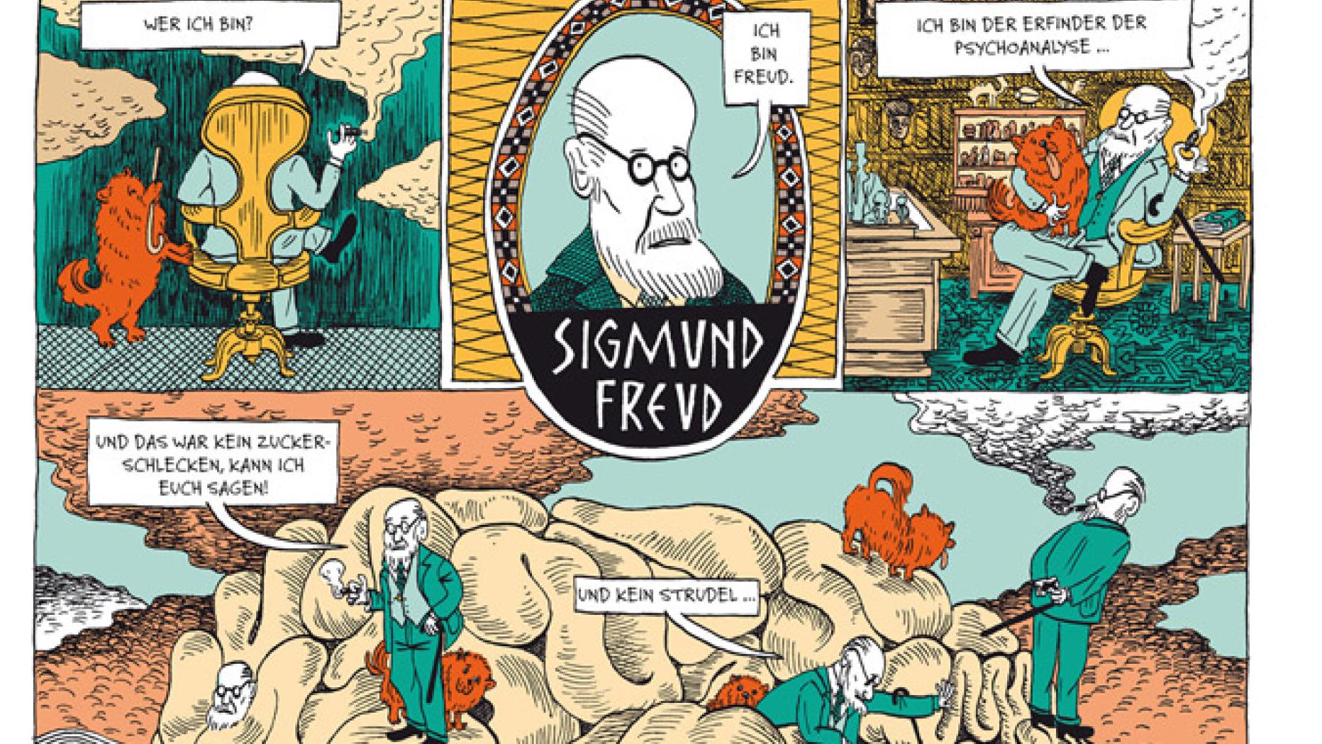 Sigmund Freuds Leben als Comic | Kurier