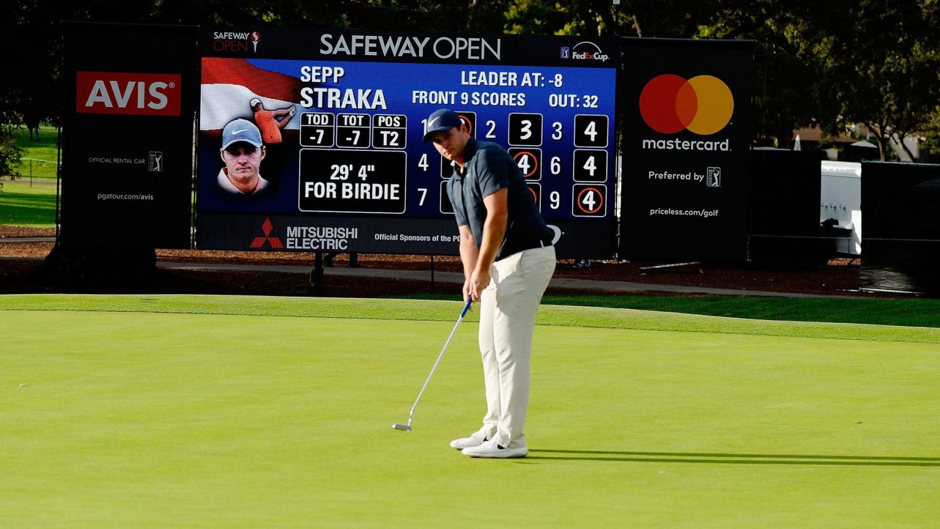 Golf-Sensation: Straka führt bei seinem PGA-Debüt