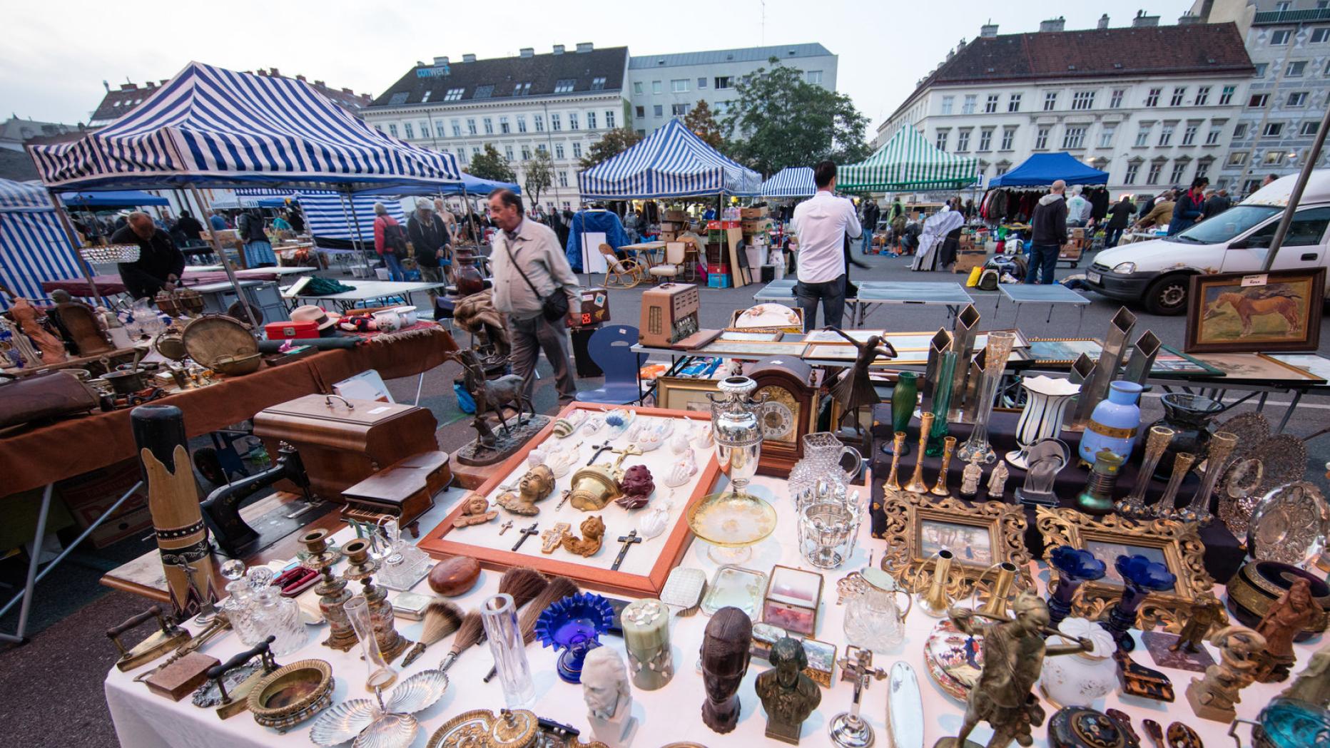 Der Flohmarkt beim Wiener Naschmarkt findet wieder statt | kurier.at