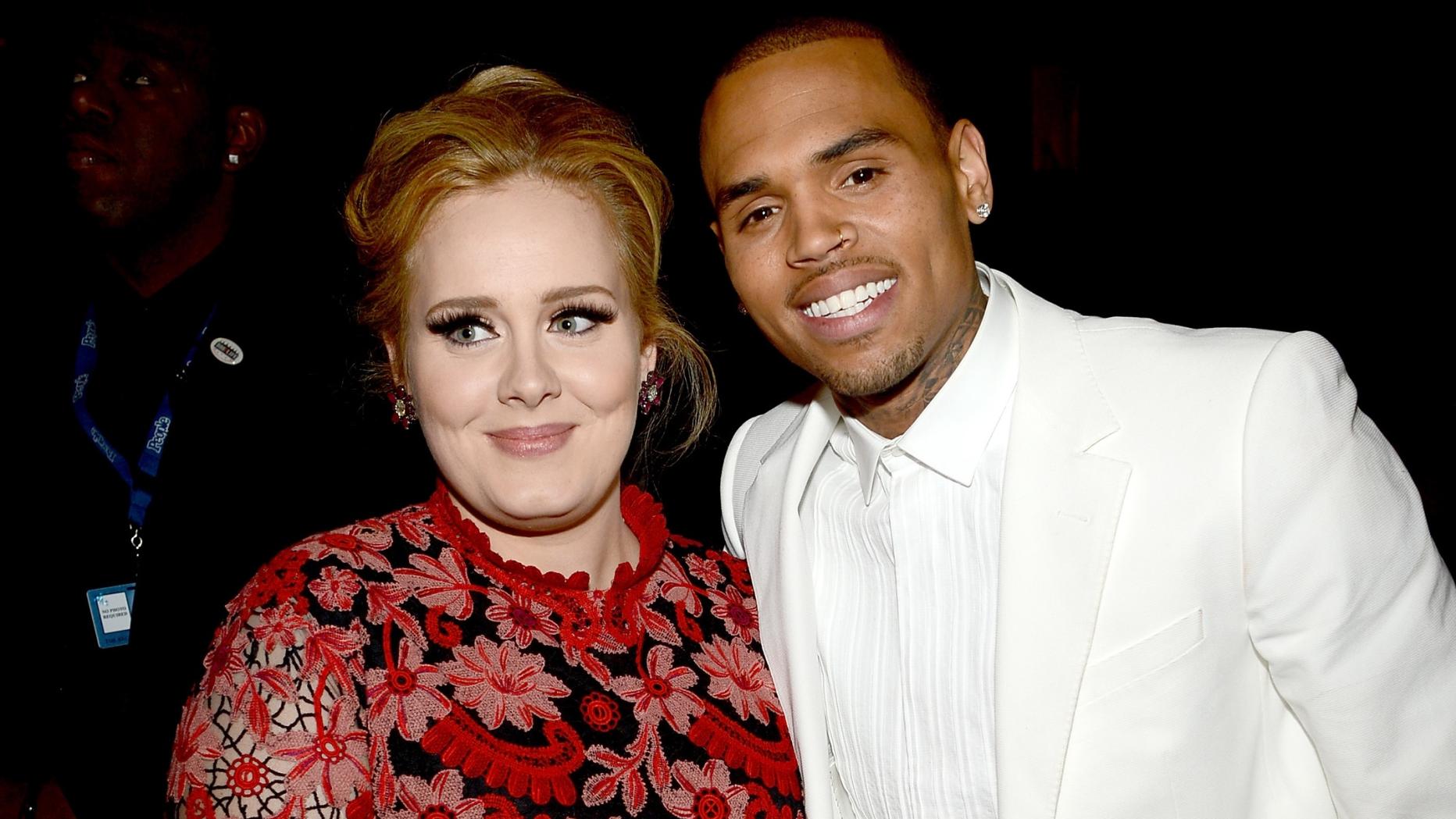 Besuch spätnachts: Was läuft da zwischen Adele und Bad Boy Chris Brown? | Kurier