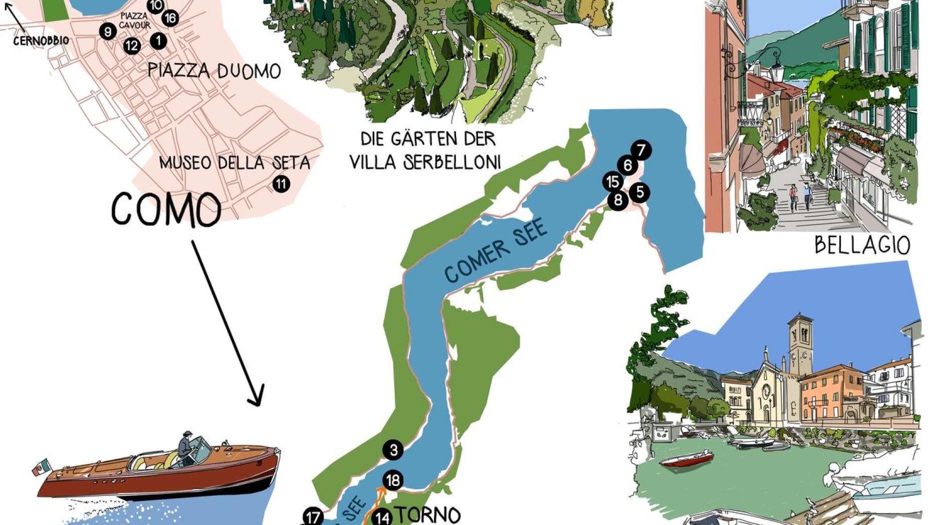 Die besten Wochenend-Tipps rund um den Comer See | Kurier