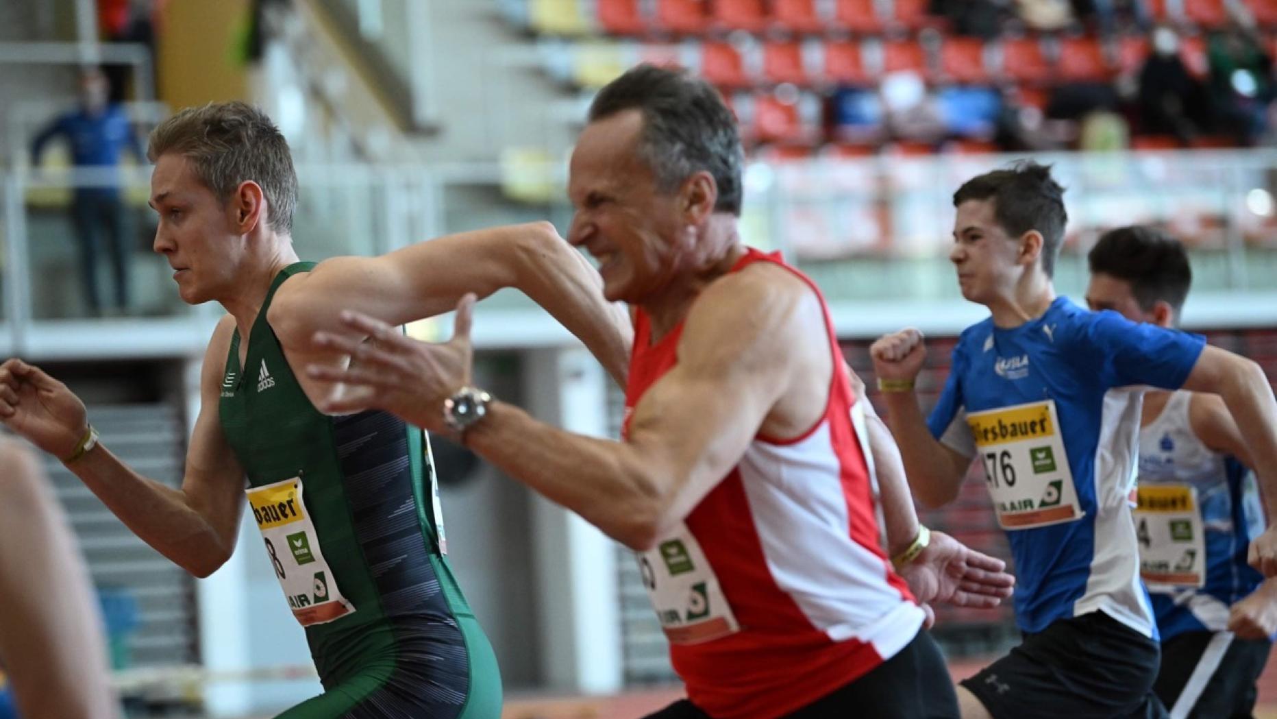 Sprint-Legende Andreas Berger ist der schnellste 60-Jährige der Welt ...