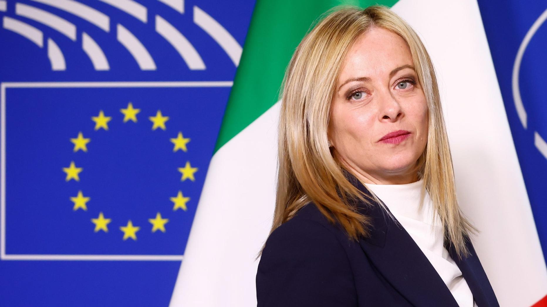 Einstige EU-Kritikerin Meloni reiste als Erstes nach Brüssel Einstige EU-Kritikerin Meloni reiste als Erstes nach Brüssel