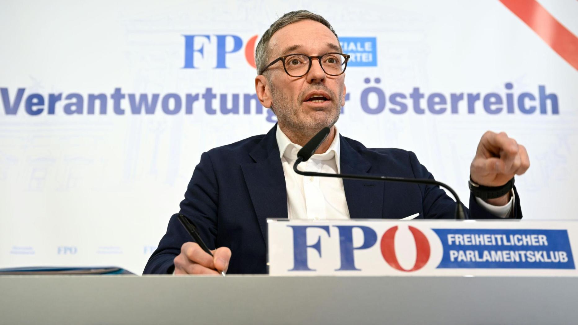 FPÖ-Chef Herbert Kickl fordert restriktive Ausländerpolitik | Kurier