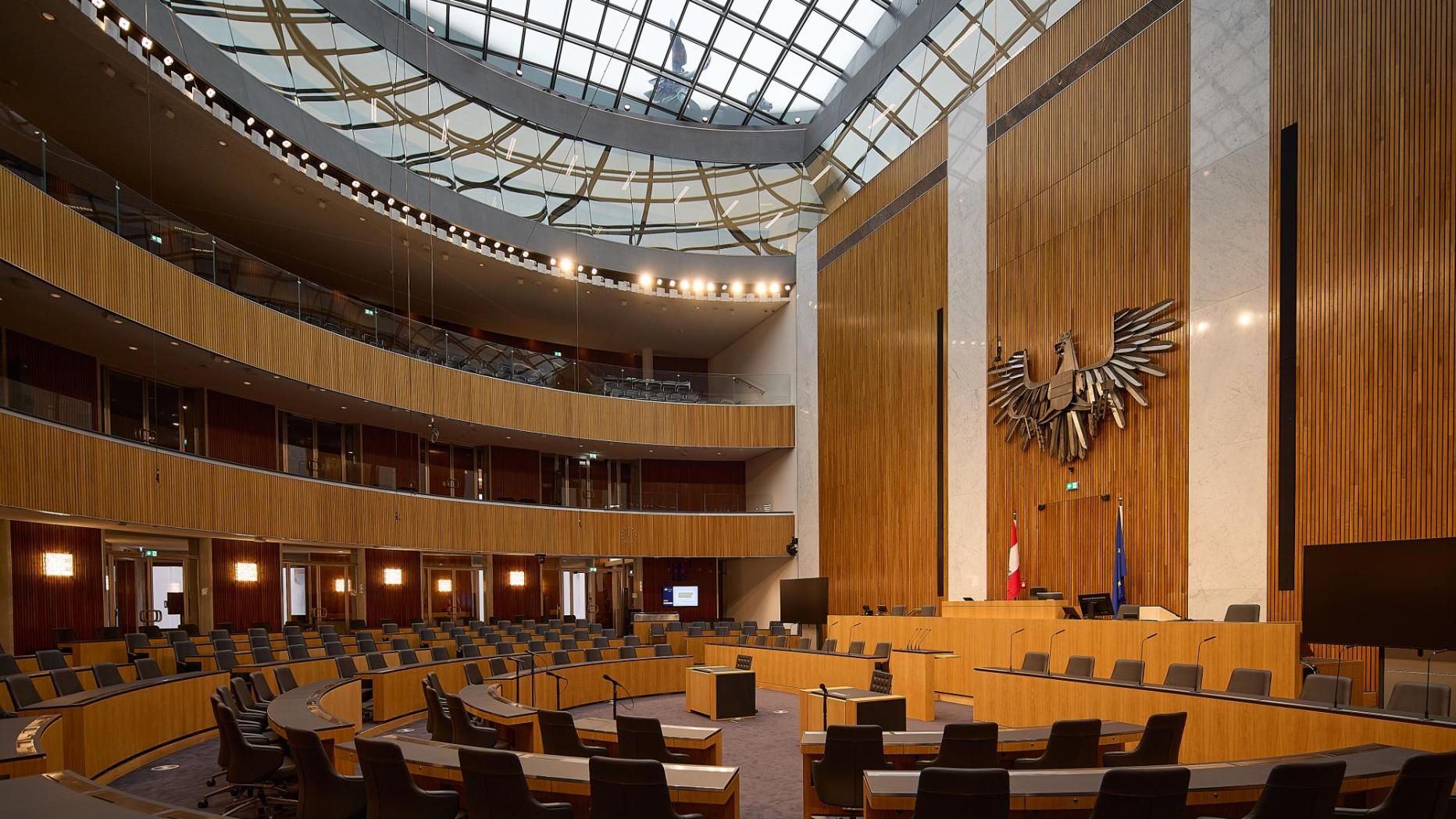 Video: So schaut es im neuen Parlament aus | Kurier