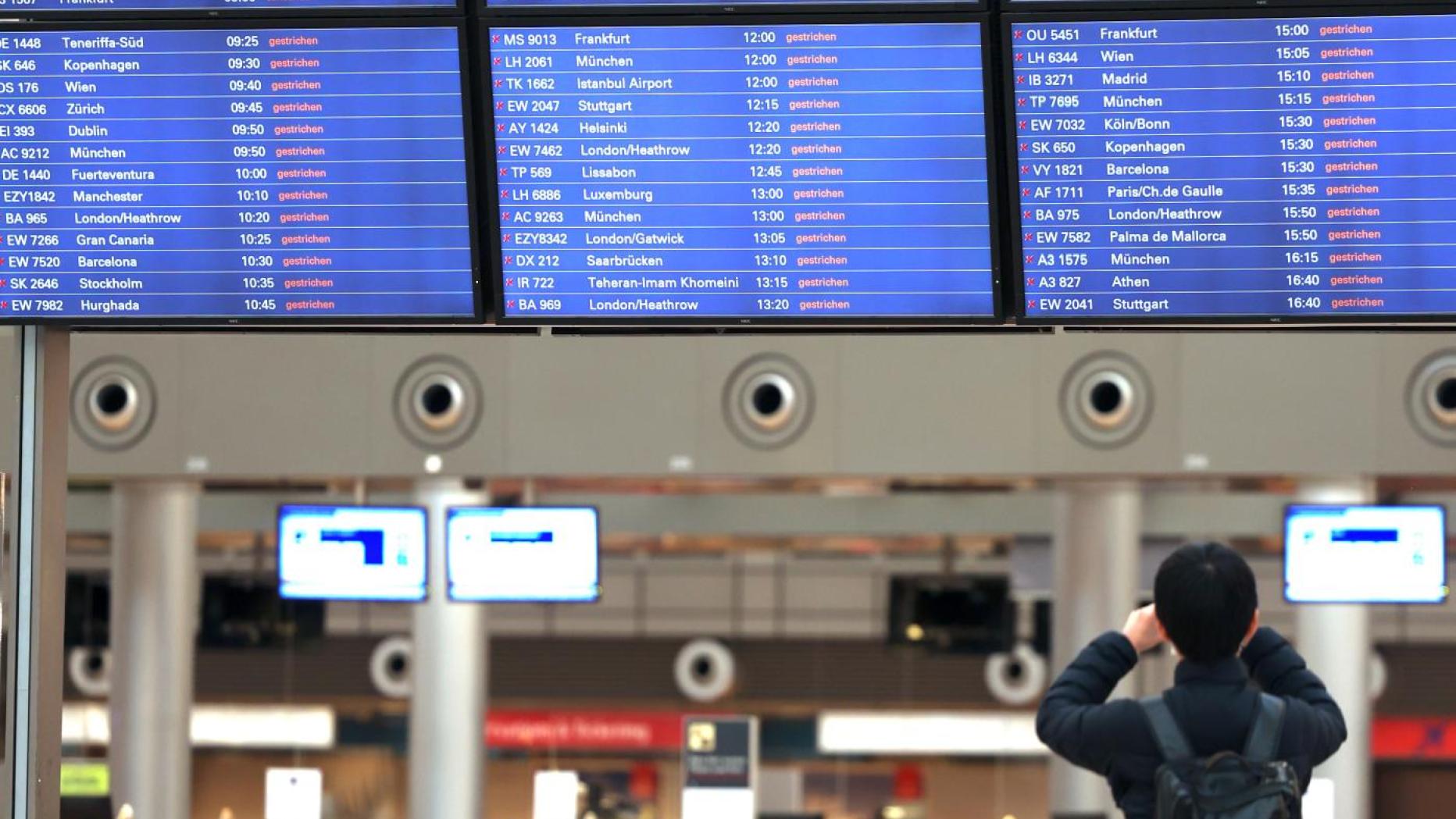 Fluglotsen-Streik: Donnerstag keine Flüge von und nach Griechenland ...