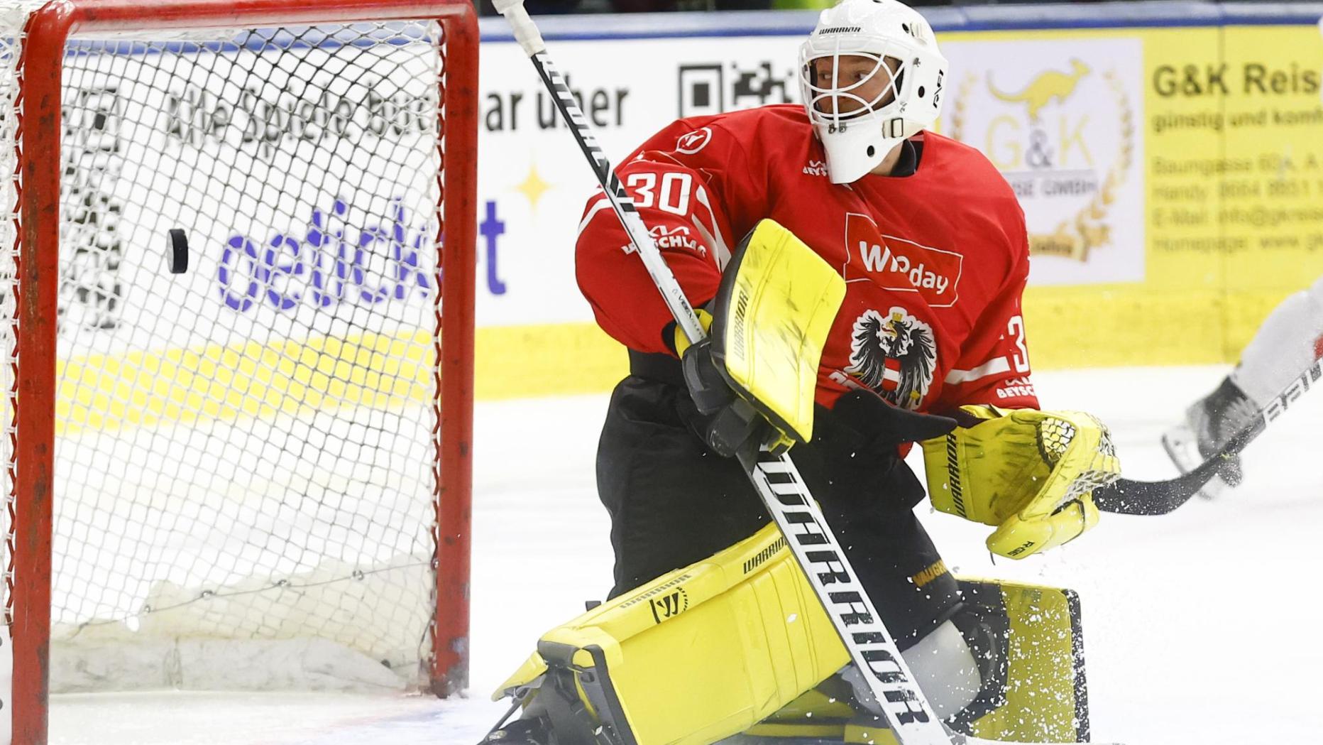 Eishockey-Team dank Goalie Kickert nur 1:2 gegen Tschechien | Kurier