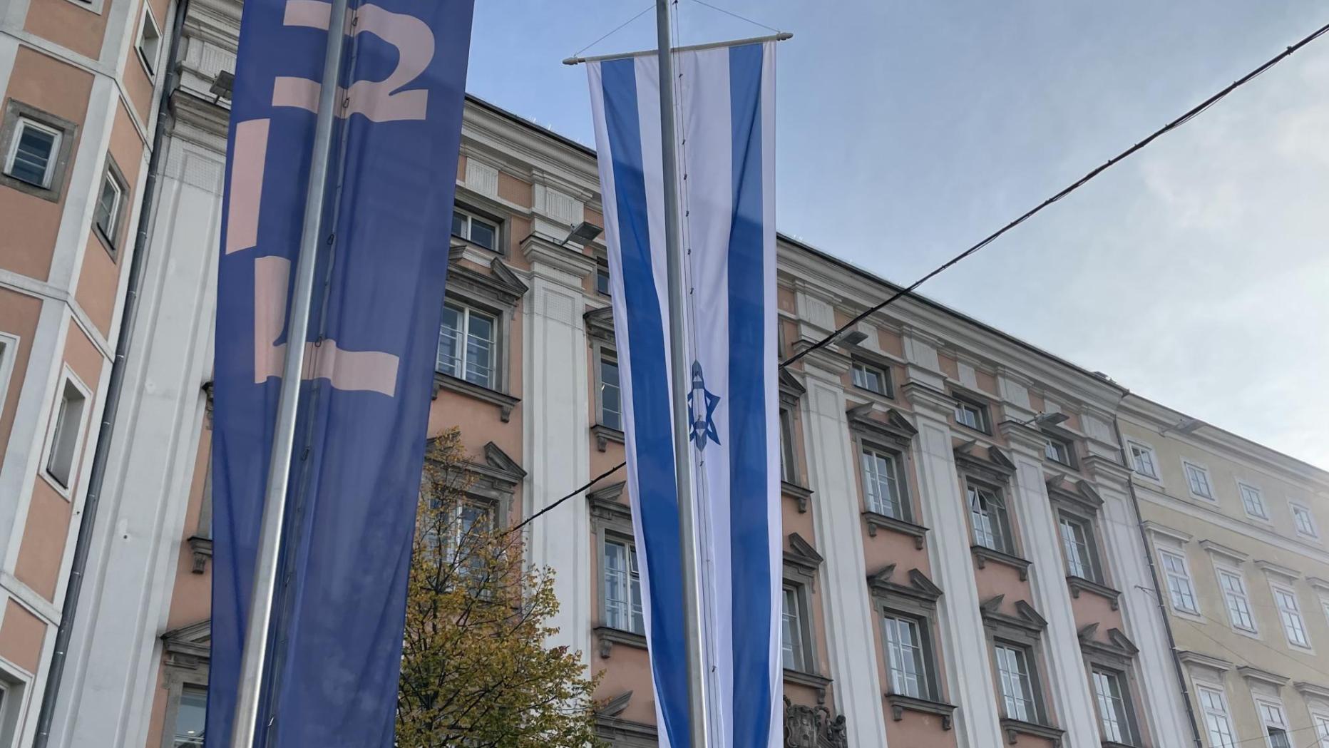 Erneuter Angriff auf Israel-Flagge vorm Linzer Rathaus | Kurier