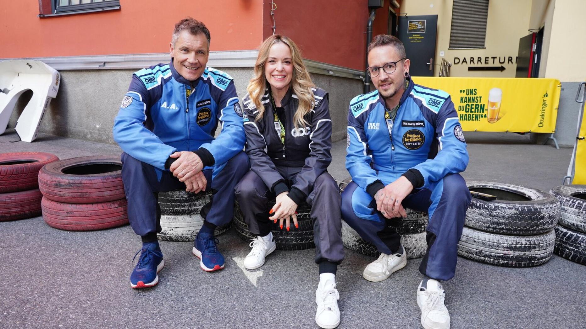 Armin Assinger gab Vollgas und zeigte seine Rennfahrerkünste | Kurier