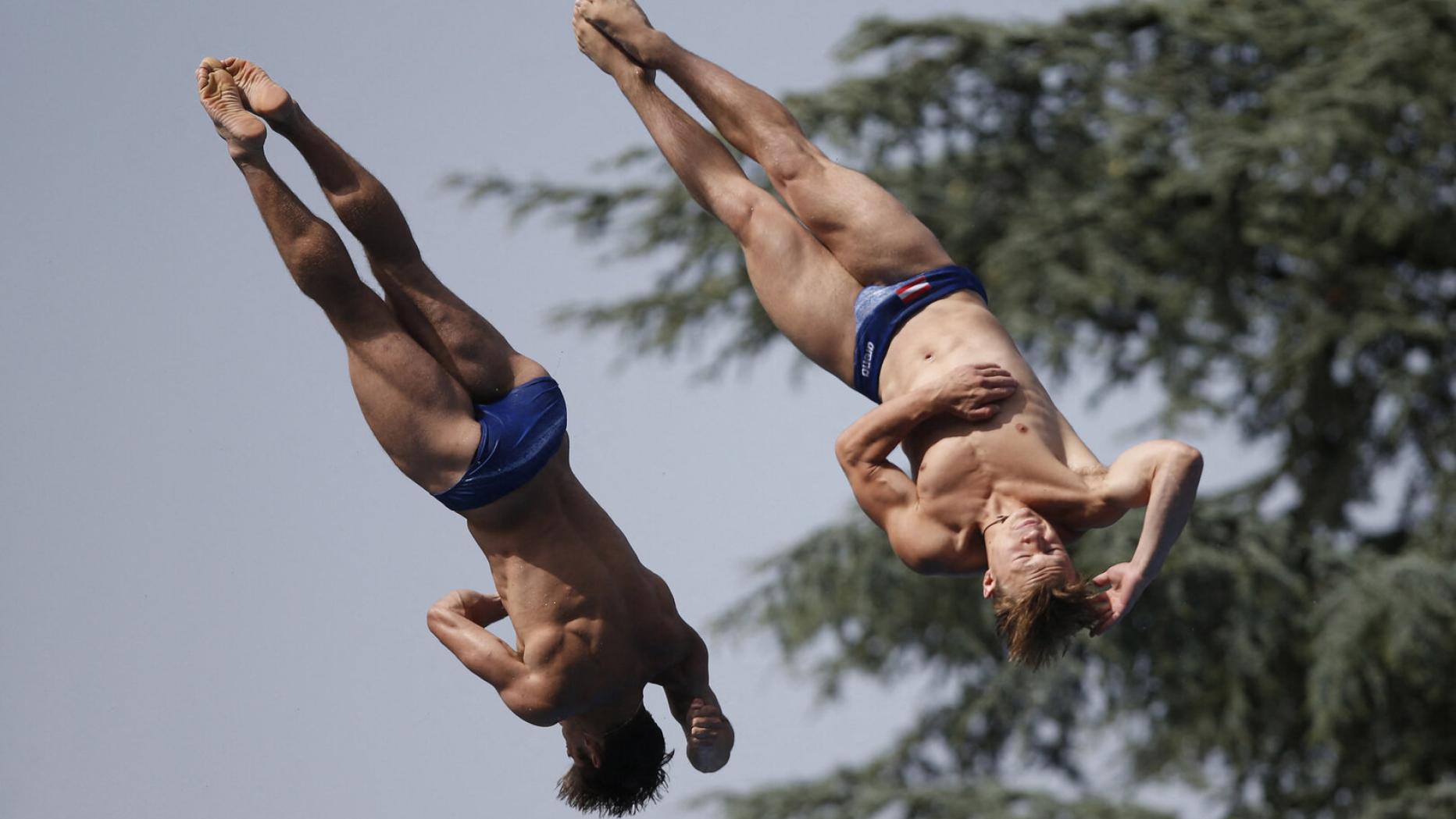 Sensation im Wasserspringen: Gold für Österreich | Kurier