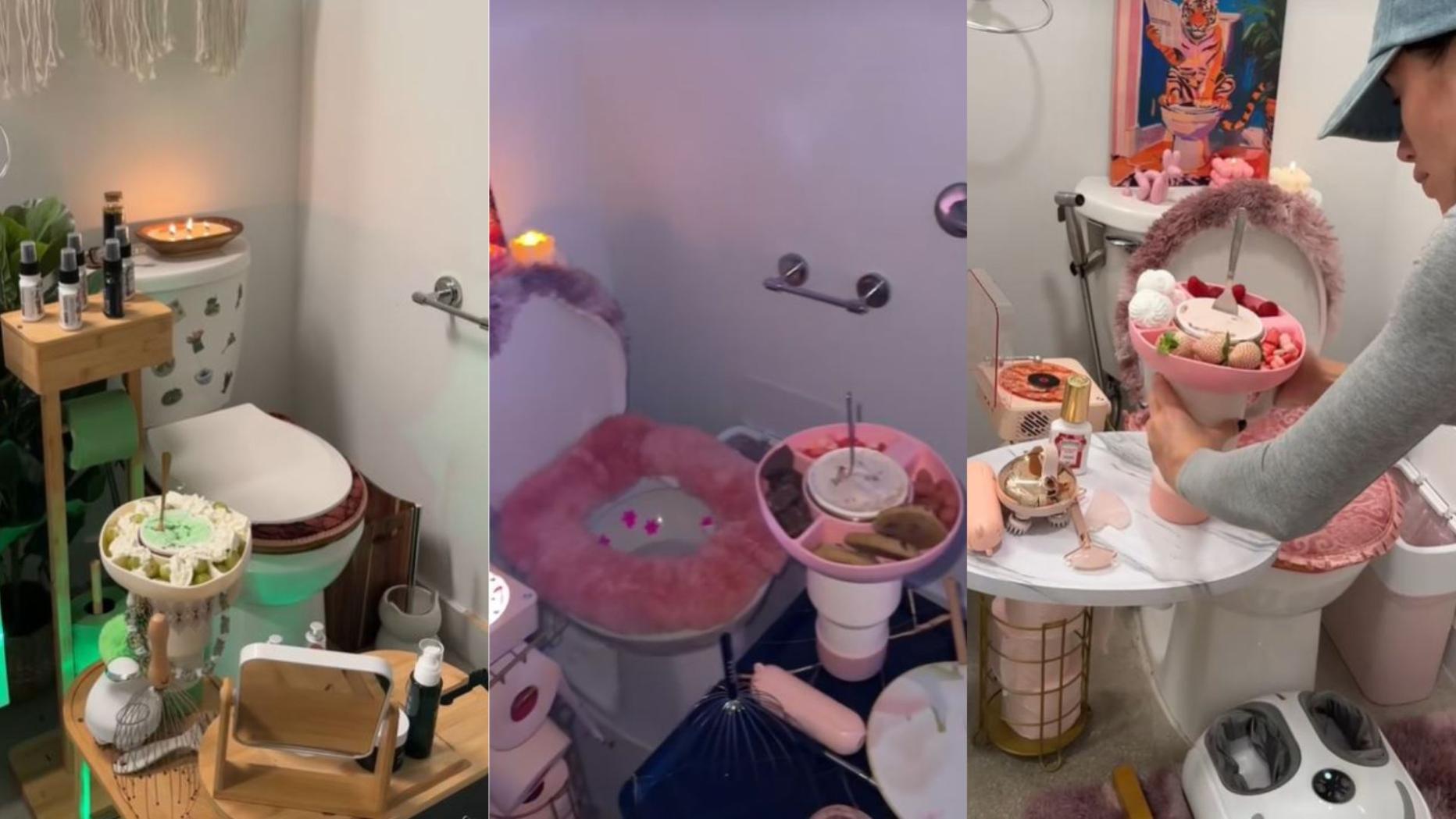 Toilette dekorieren: Diese Frau geht mit ihrem Klo auf TikTok viral ...