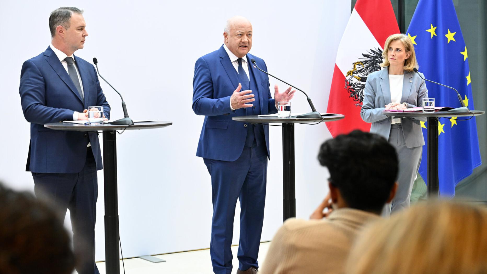 Die Kompromiss-Koalition: Wie es Stocker, Babler und Meinl-Reisinger ...