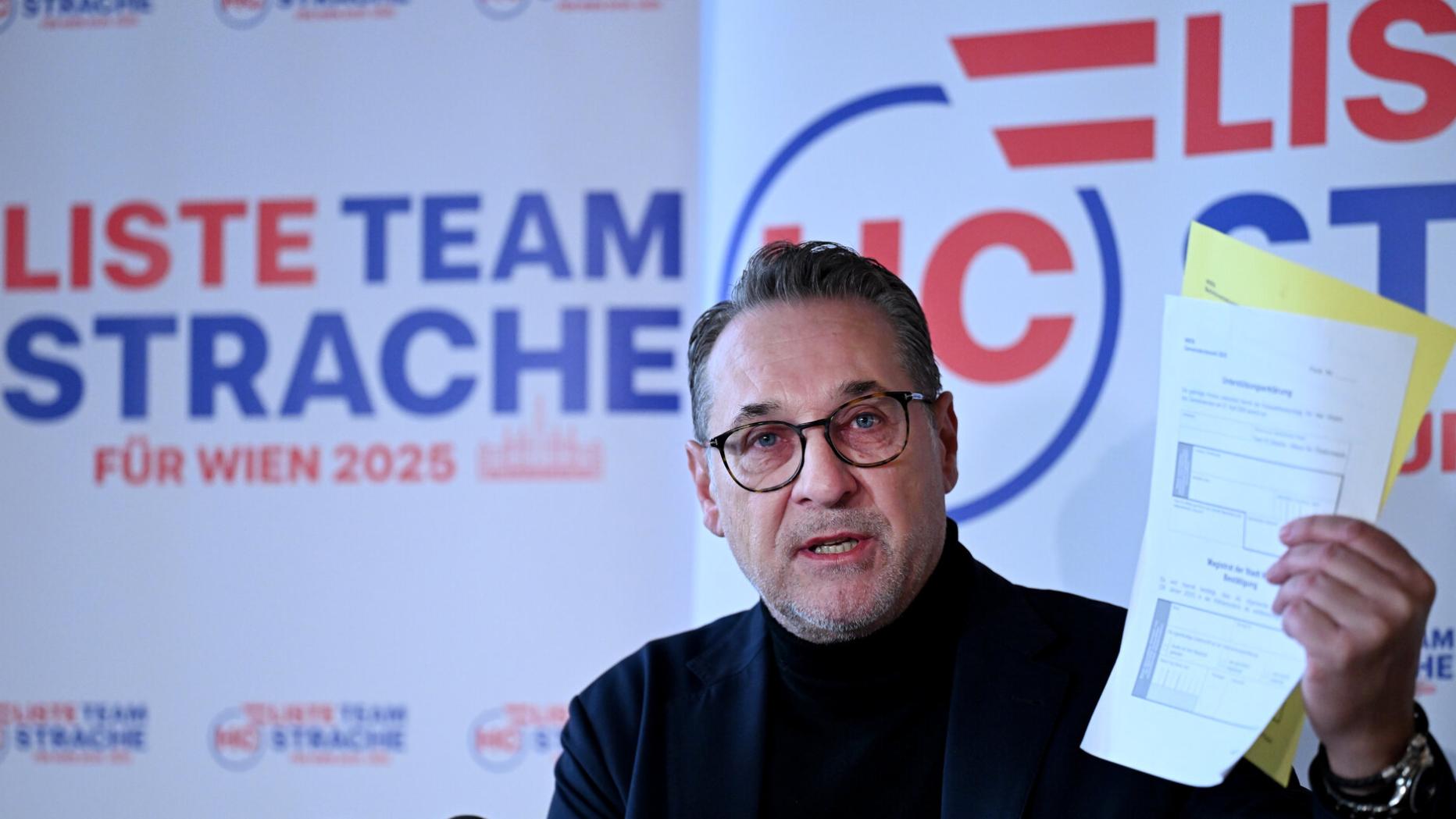 Spitzenkandidat für das Team HC für die Wienwahl 2025: Wer ist Heinz ...