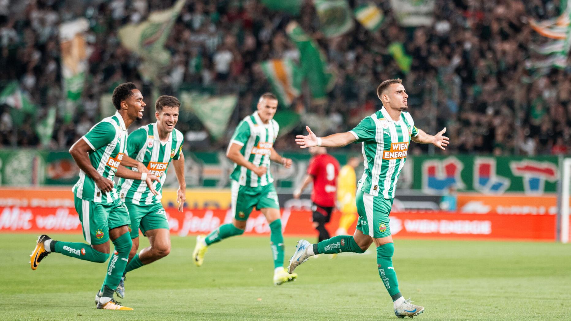 Klarer Aufstieg: Rapid zeigt gegen Decic die beste Saisonleistung | Kurier