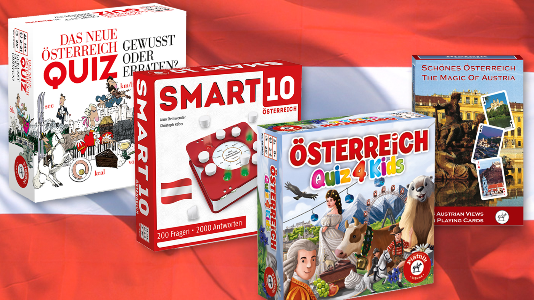 Nationalfeiertag-Special: 4 Spiele von Piatnik zu gewinnen | Kurier
