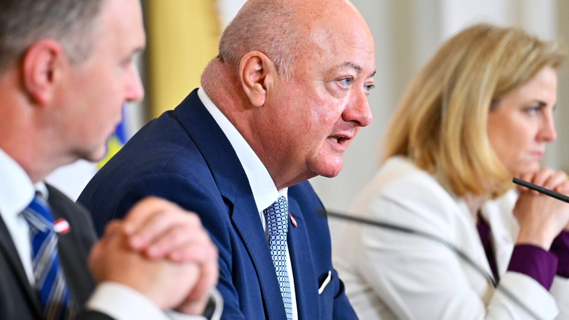 Stocker, Babler, Meinl-Reisinger lassen keinen Optimismus aufkeimen ...