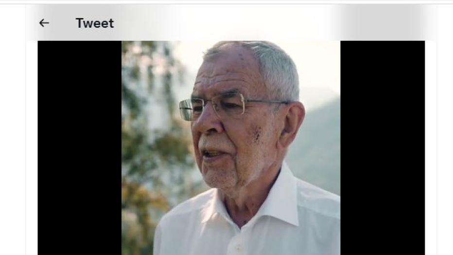Van der Bellen interviewt sich auf TikTok selbst: "Die Gschicht ist ...