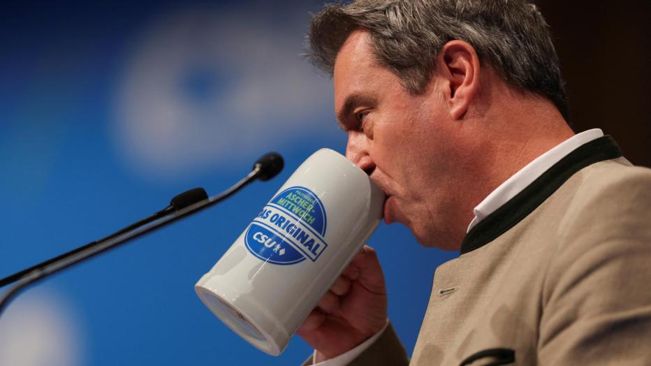 Deftig-derber Markus Söder will Bayern "nicht den Linken überlassen ...