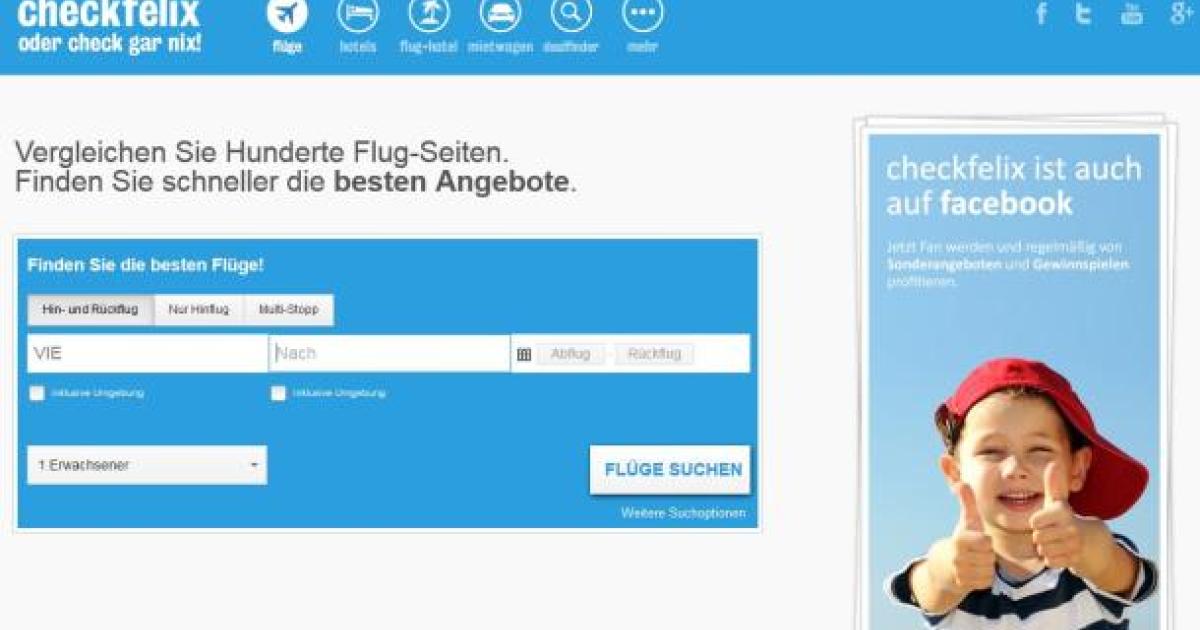 Checkfelix baut Suchqualität um und aus | Kurier