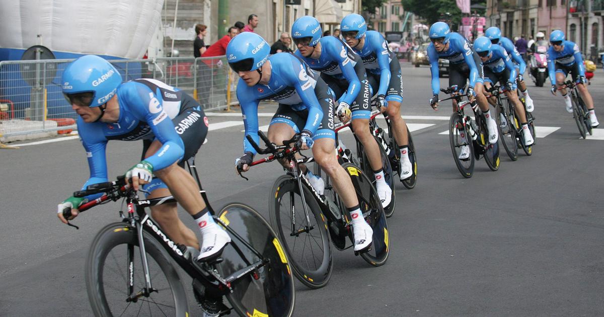 Giro: Garmin gewinnt Team-Zeitfahren